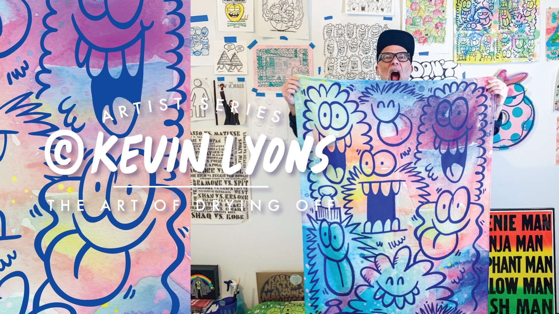 SLOWTIDE X KEVIN LYONS アートコラボレーション ビーチタオル 札幌LOV – LOV